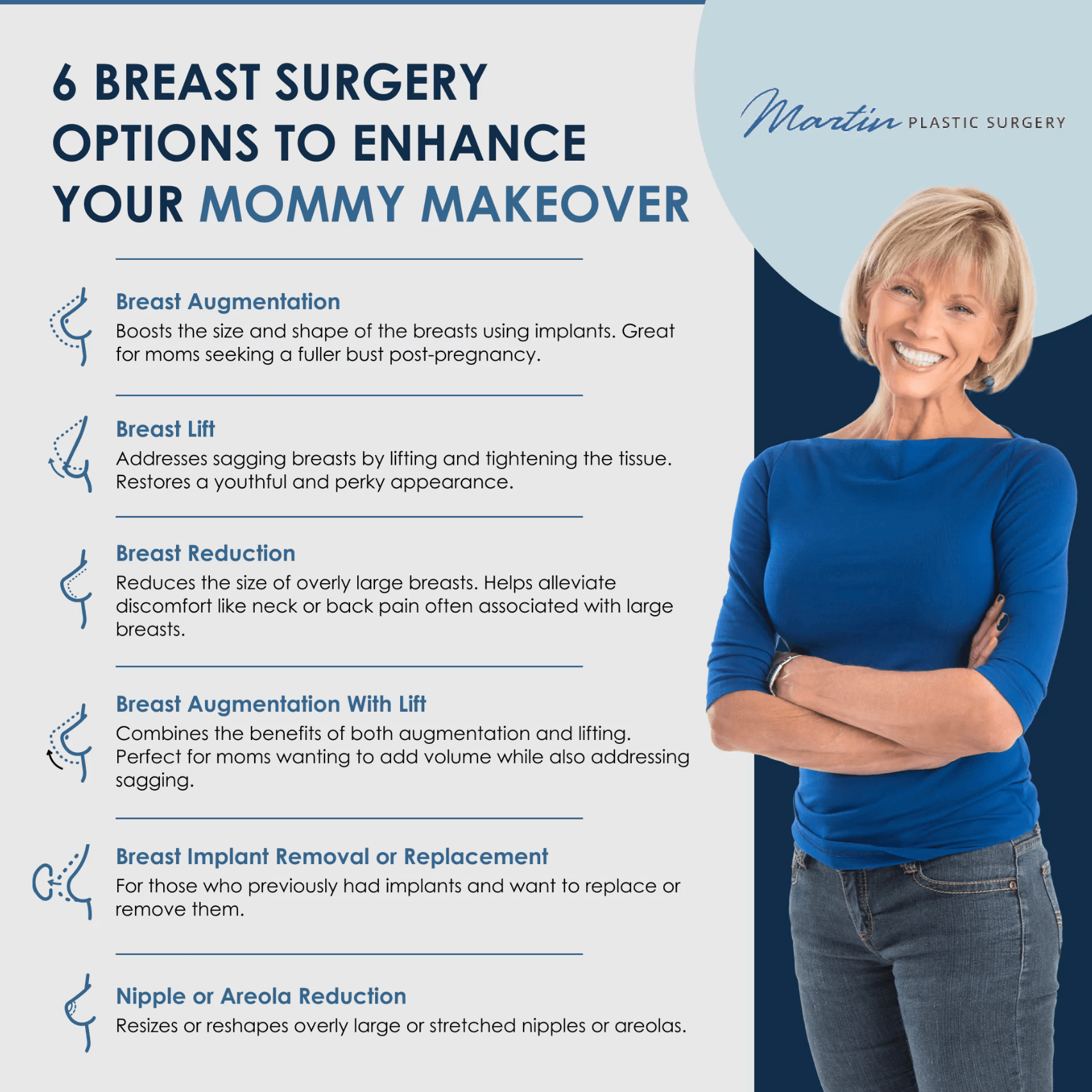 6 breast surgery options to enhance your mommy makeover | Dr. Scot Martin